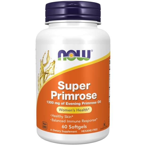 Now Foods Super Primrose 1300 mg 60 kapsułek | Sklep Naturawit