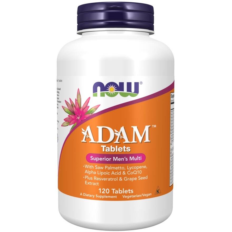 Now Foods ADAM Tablets Mens Multiple Vitamin 120 tabletek | Sklep Naturawit