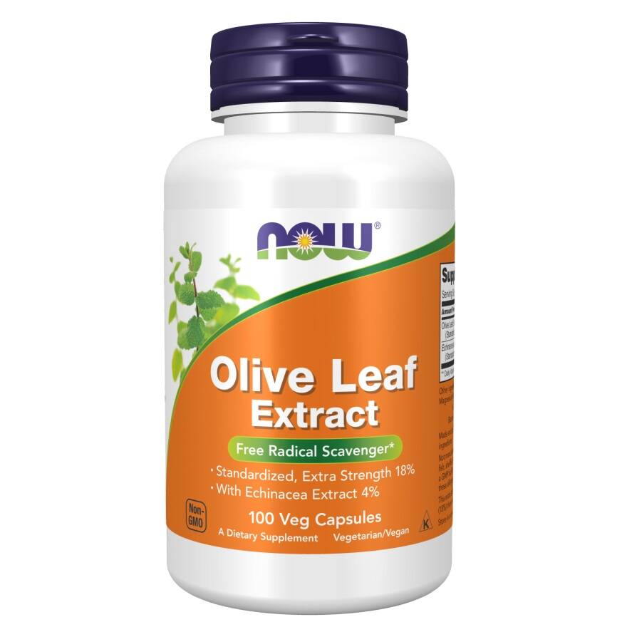 Now Foods Olive Leaf Extract, Extra Strength 100 kapsułek | Sklep Naturawit