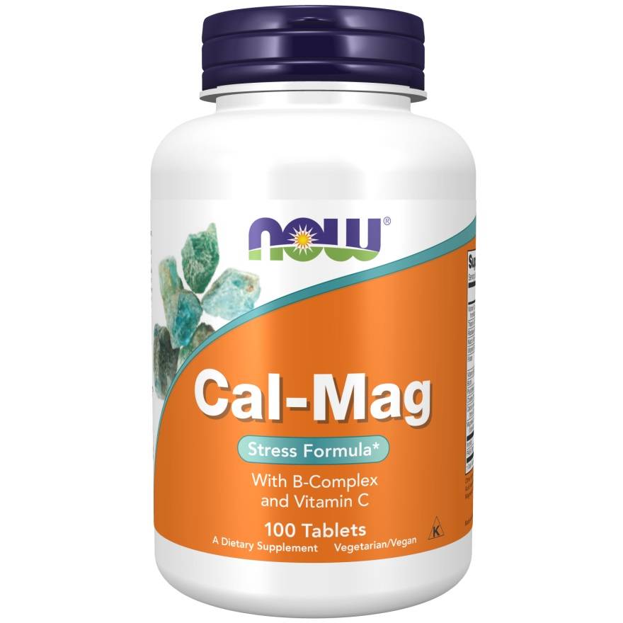 Now Foods Cal-Mag Stress Formula 100 tabletek | Sklep Naturawit